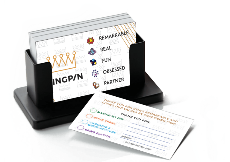 FREE Download » FISH Thank You Cards